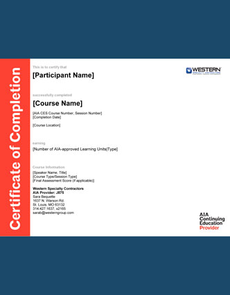 AIA CEU Programs - Western Toolkit